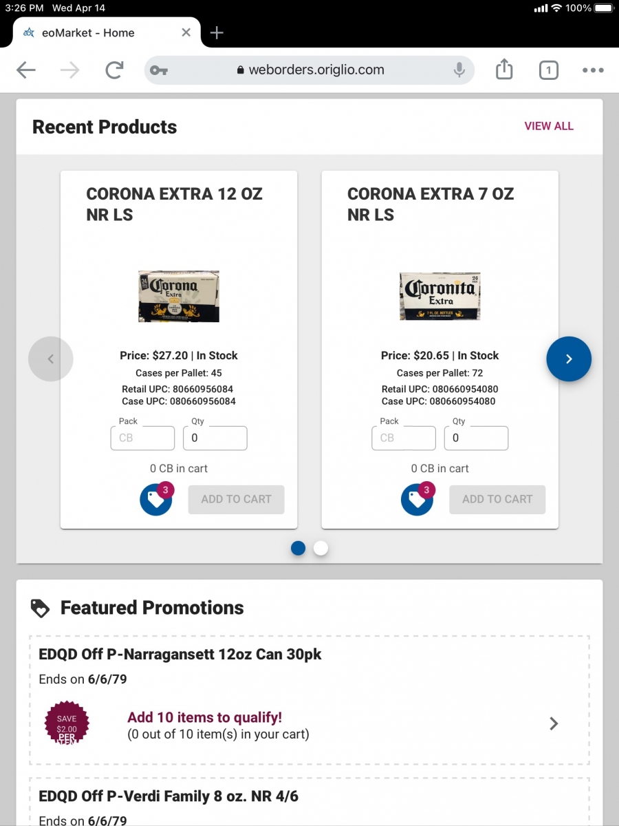 Web Ordering with Origlio’s Peter Smith - Origlio Beverage