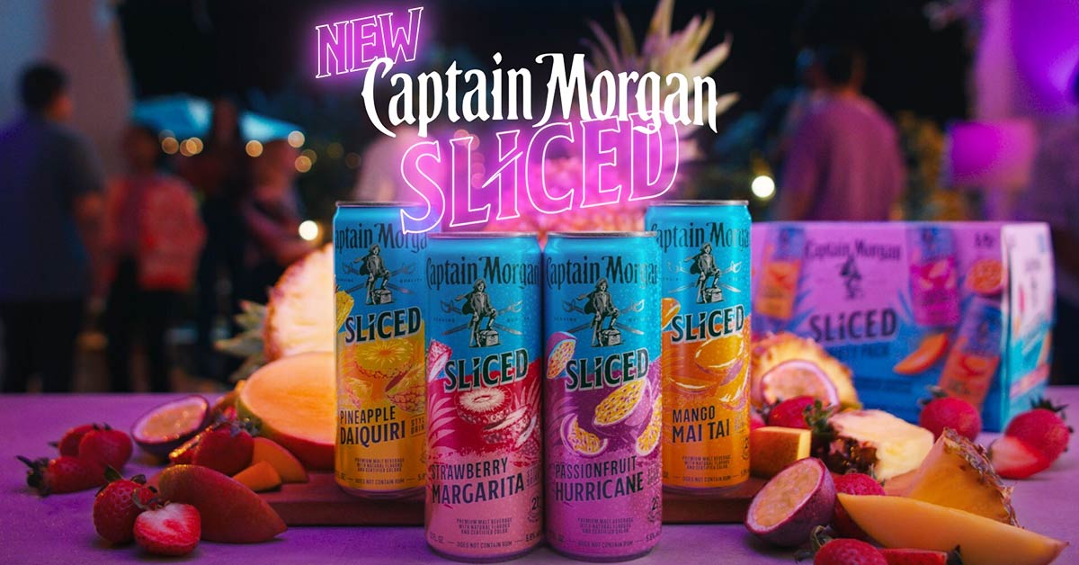 Introducing NEW Captain Morgan Sliced! - Origlio Beverage
