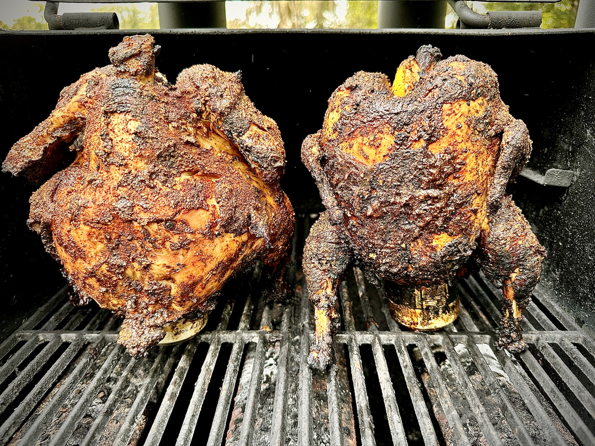 Smoked Beer Butt Chicken - Origlio Beverage
